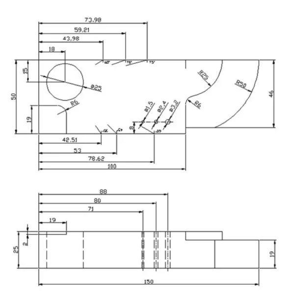 Mini Iiw 2 Ut Calibration Block